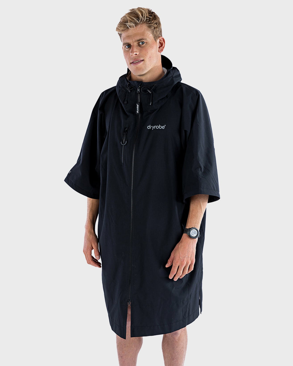 Black Lite Changing Robe | Dryrobe® – dryrobe USA