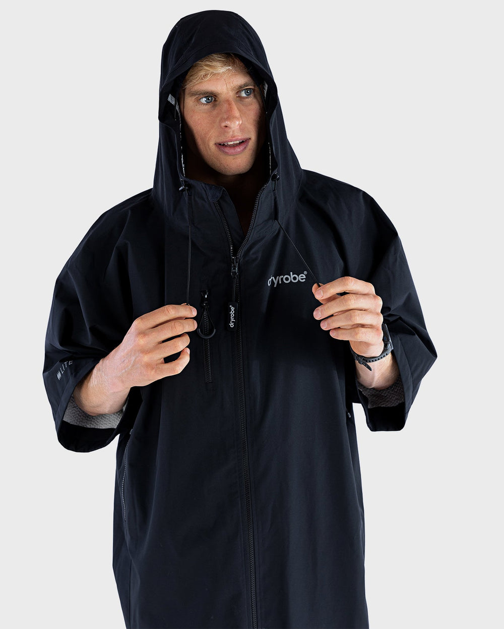 Black Lite Changing Robe | Dryrobe® – dryrobe USA